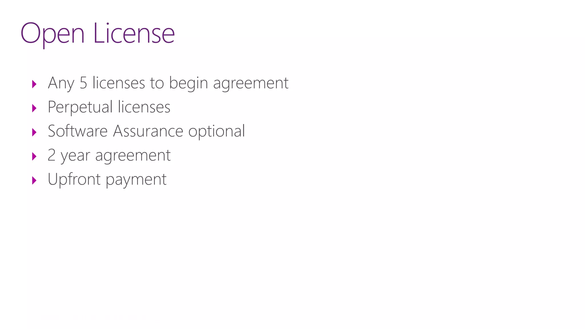 Microsoft Program Licensing | PPT
