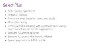 Microsoft Program Licensing | PDF