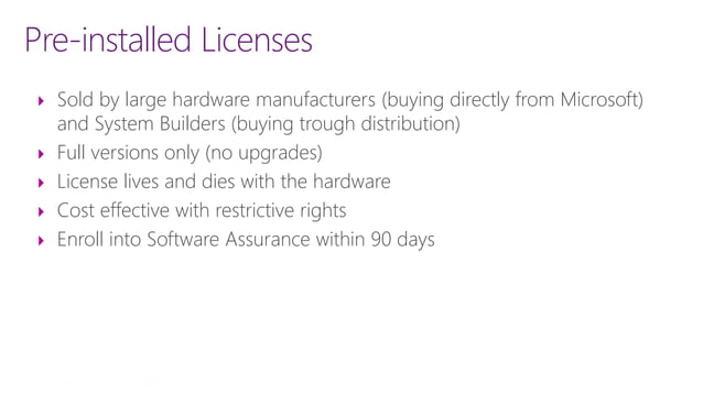 Microsoft Program Licensing | PPT