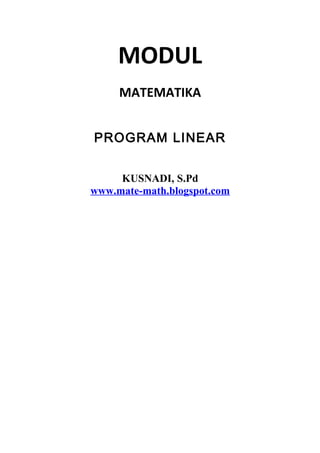 Program linear | DOC