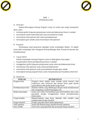 Program linear | PDF