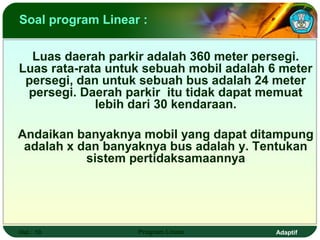 Program linear | PPT