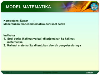 Program linear | PPT