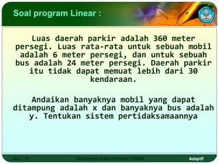 Program linear | PDF