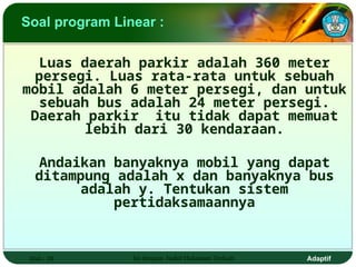 program linear MATEMATIKA kelas 11 sma.ppt
