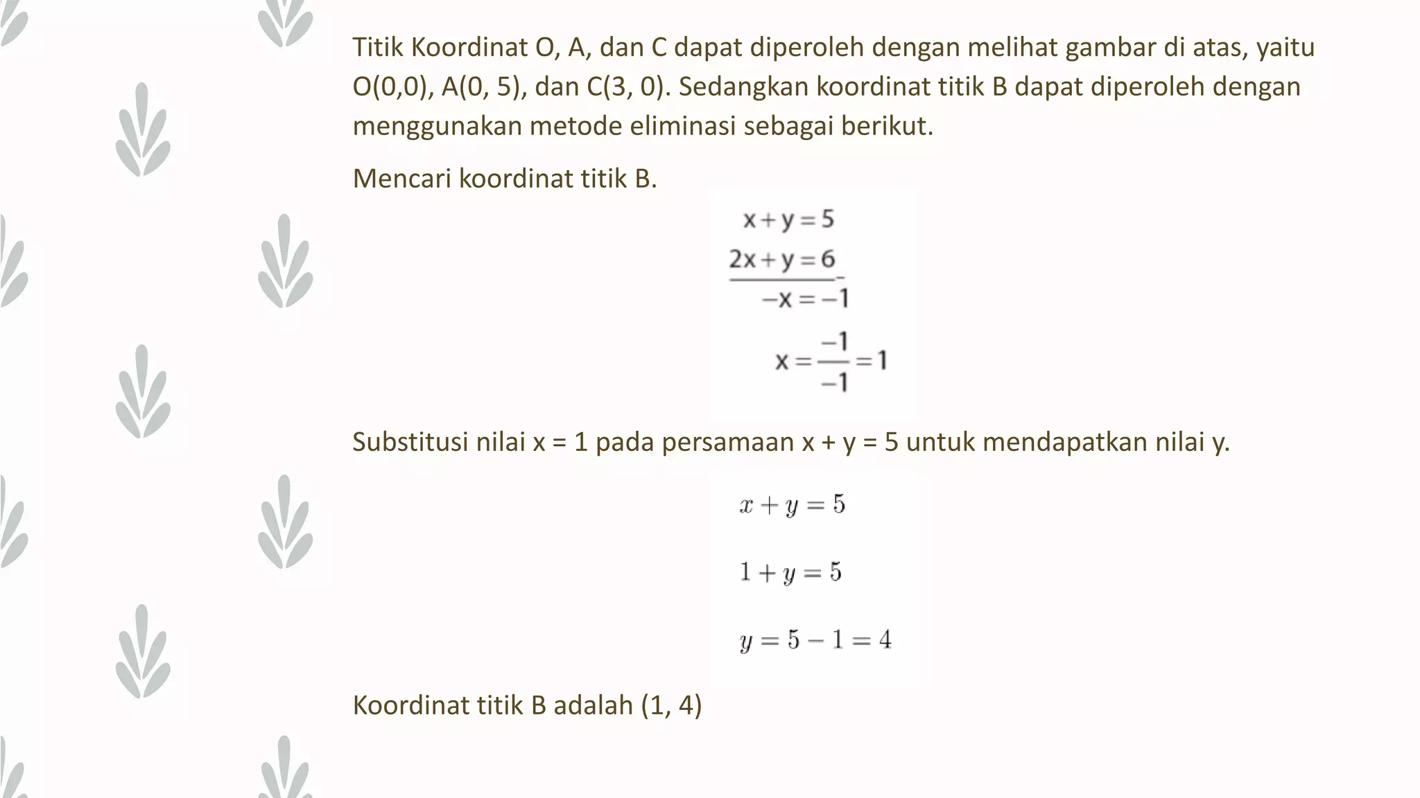 Program linear - Model Matematika | PPT