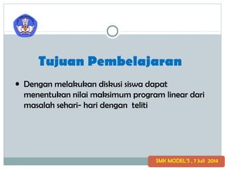 PROGRAM LINEAR | PPT