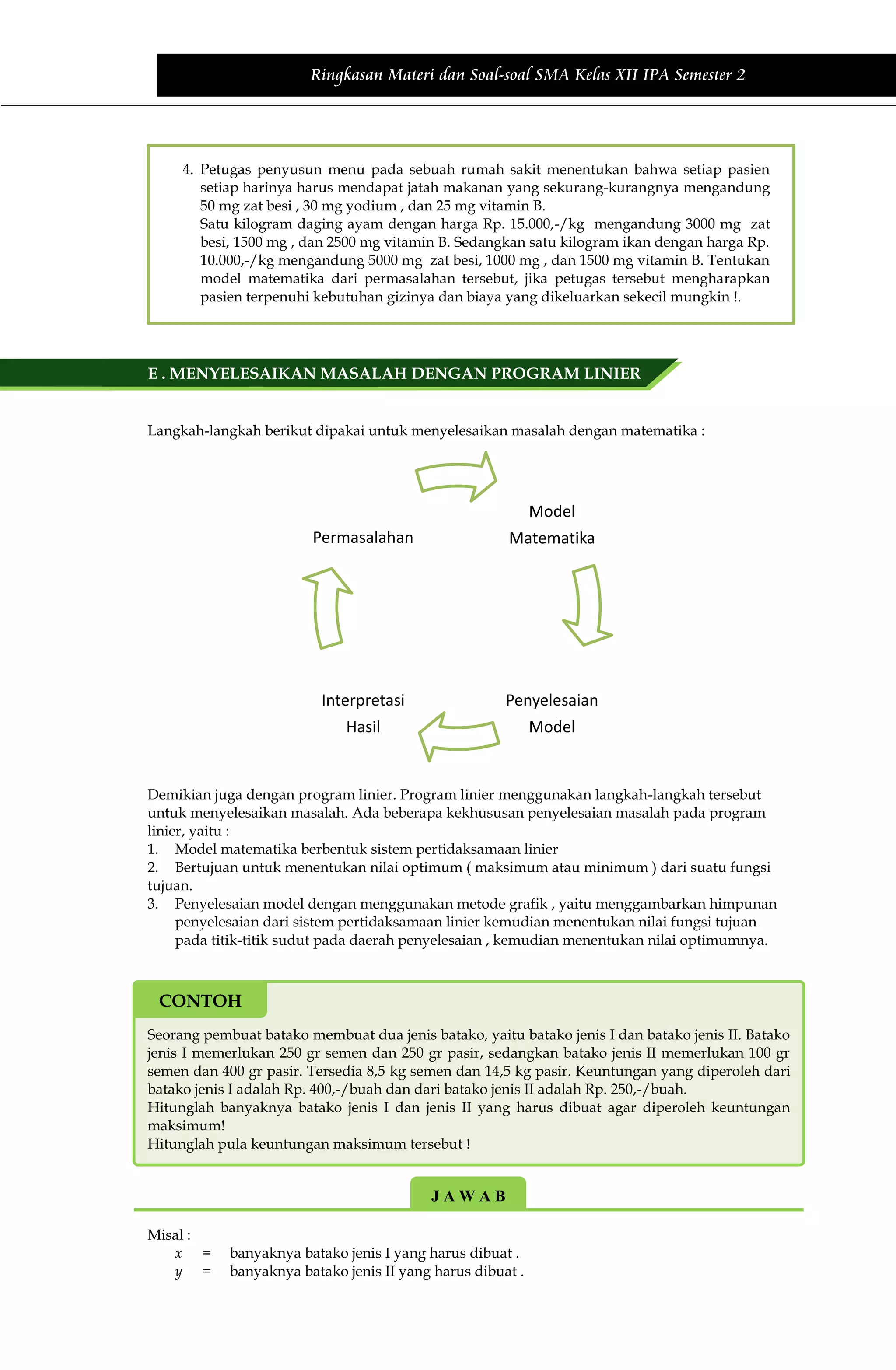 Program linier | PDF