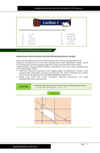 Program linier | PDF