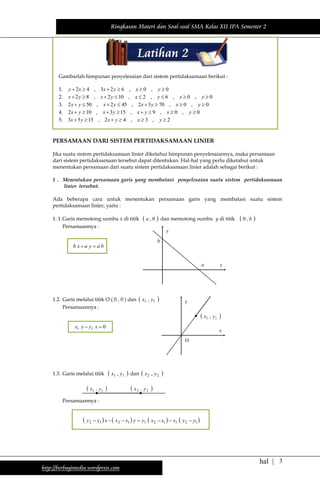 Program linier | PDF