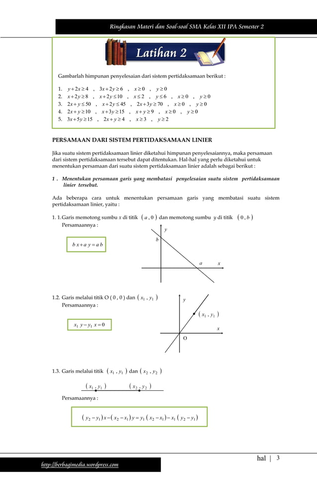 Program linier | PDF