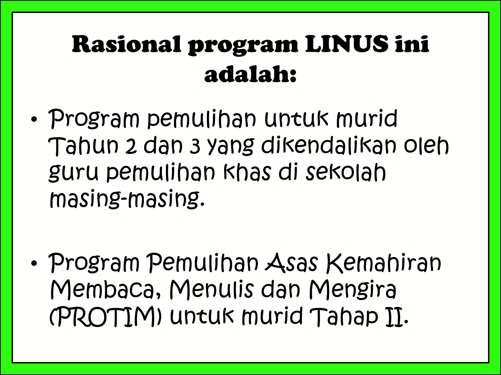 Program linus | PPTX