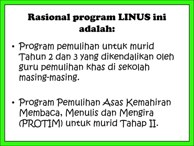 Program linus | PPT