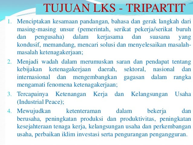 Program lks tripartit