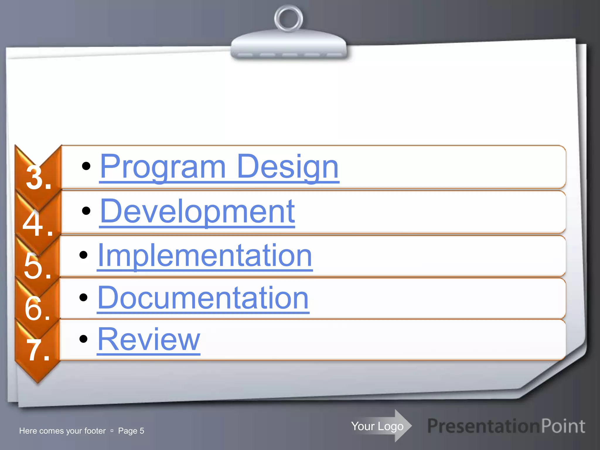 Program Logic Formulation Ppt 5274