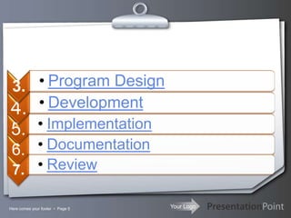 Program logic formulation | PPTX