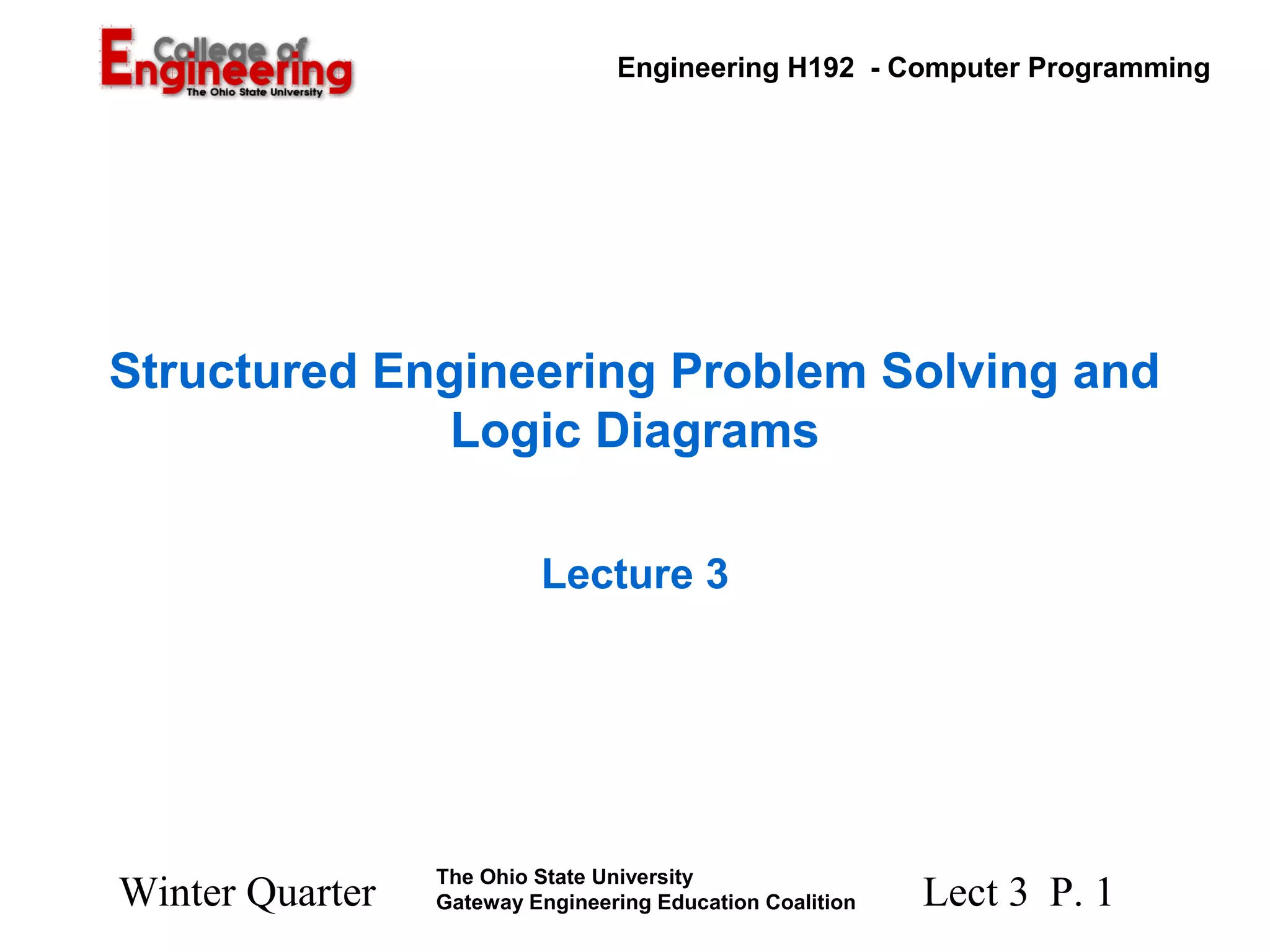 Program Logic Formulation - Ohio State University | PPT | Programming Languages | Computing