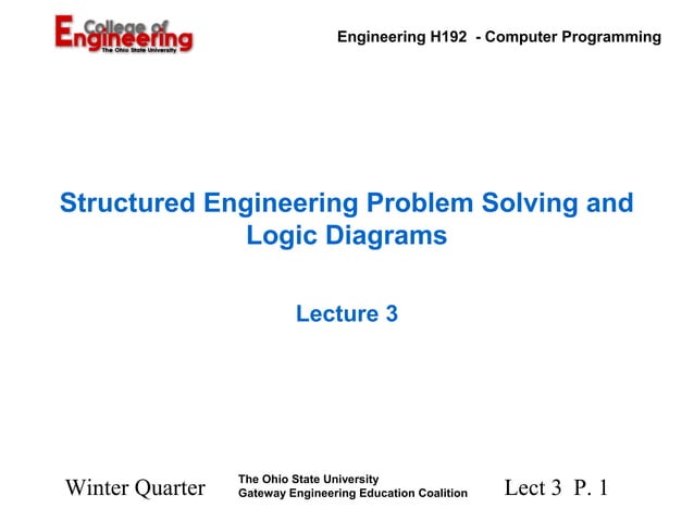 Program Logic Formulation - Ohio State University | PPT | Programming Languages | Computing