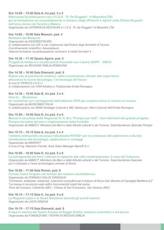 Il programma di Restauro-Musei | PDF