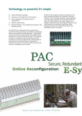 Programmable Automation Controller T2550 | PDF | Computer Software and Applications | Computing