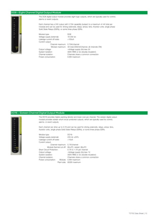Programmable Automation Controller T2750 | PDF