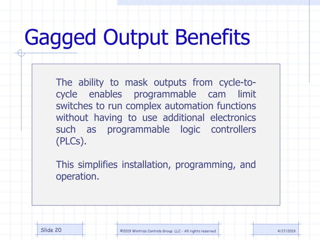 Programmable Limit Switch Basics - - A Beginners' Guide to Programmable ...