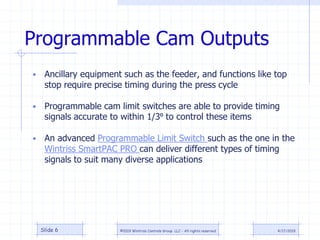 Programmable Limit Switch Basics - - A Beginners' Guide to Programmable Cam Switches | PPTX