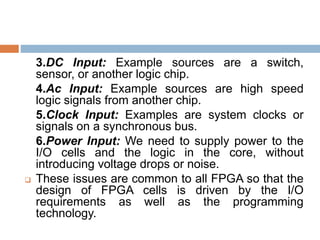 Programmable asic i/o cells | PPTX