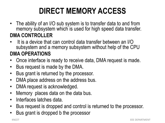 Programmable Dma Controller 8237 Pptx Operating Systems Computer Software And Applications