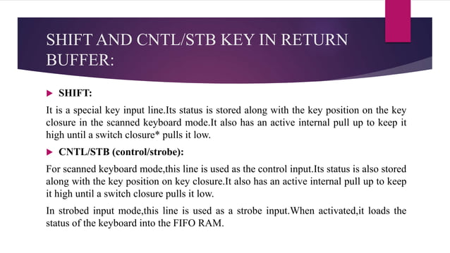 Programmable Keyboard And Display Interface8279pptx Operating