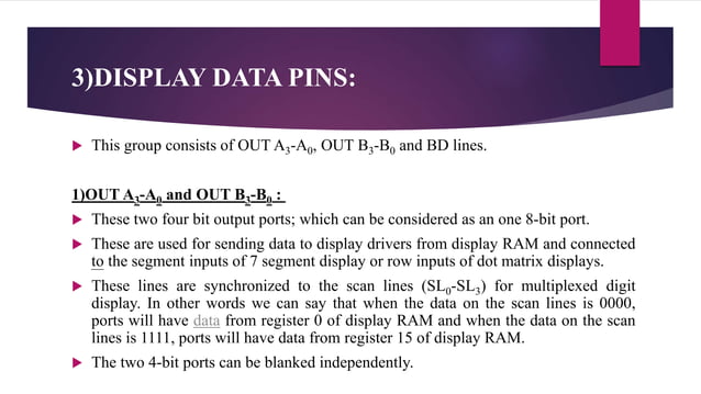 PROGRAMMABLE KEYBOARD AND DISPLAY INTERFACE(8279).pptx | Operating ...