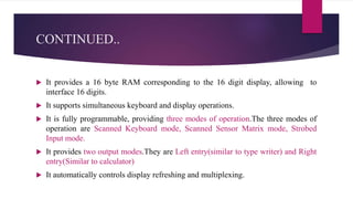 PROGRAMMABLE KEYBOARD AND DISPLAY INTERFACE(8279).pptx