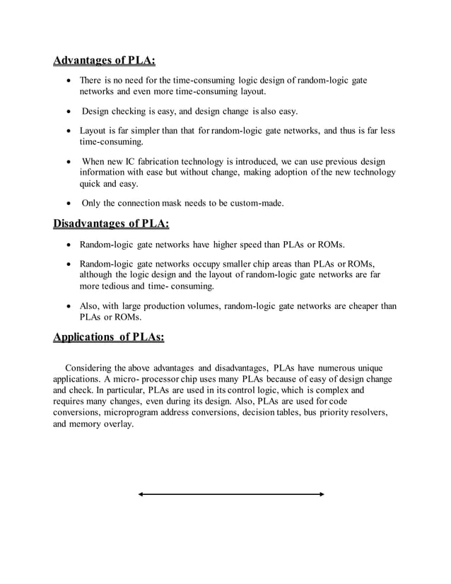 Programmable logic array | DOCX | Programming Languages | Computing
