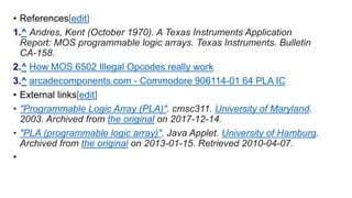 Programmable logic array | PPT