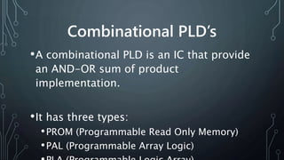 Programmable logic array (pla) | PPTX