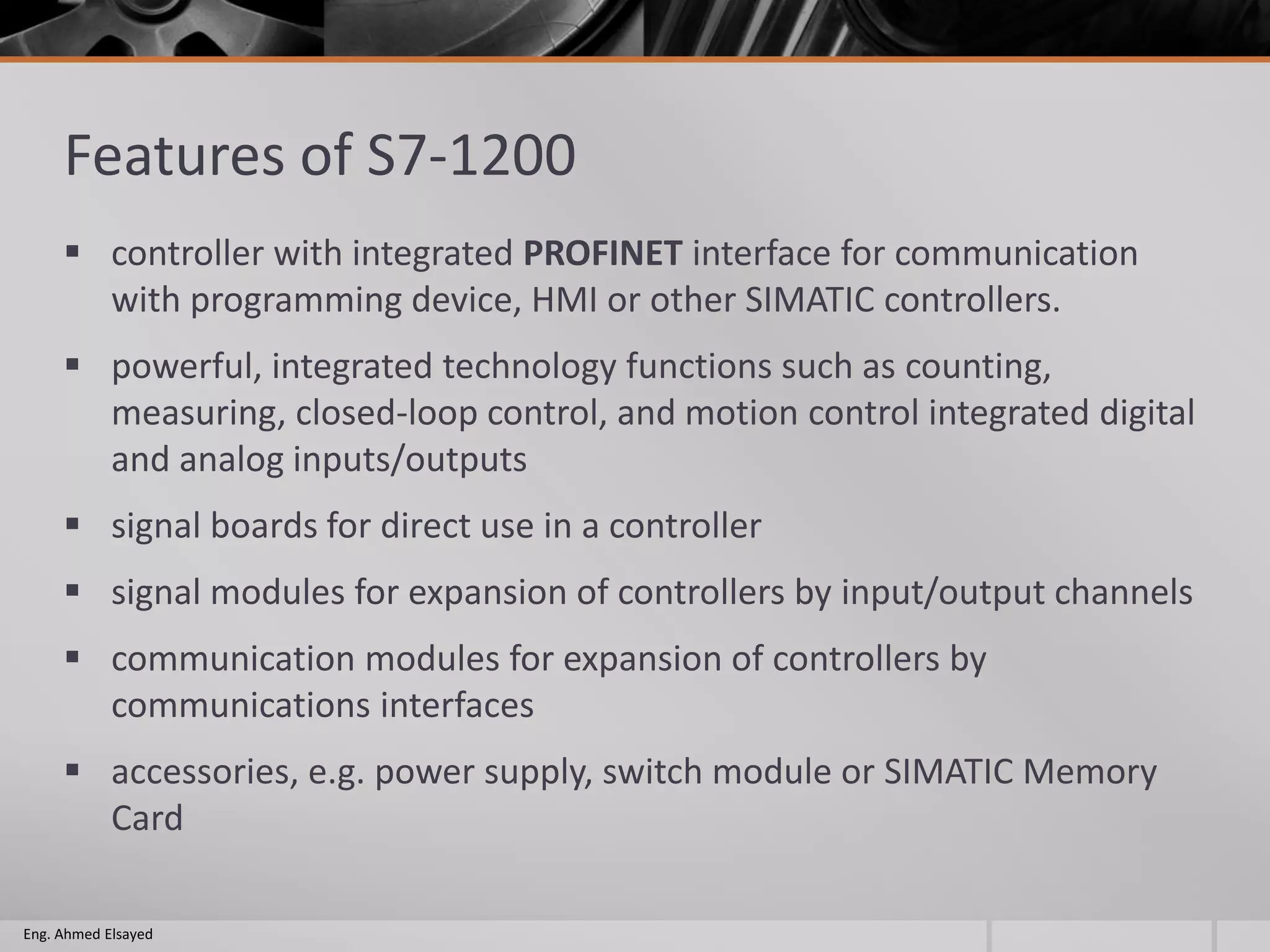 Programmable logic controller - Siemens S7-1200 | PDF