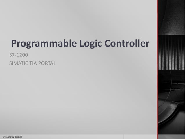 Programmable logic controller - Siemens S7-1200 | PDF