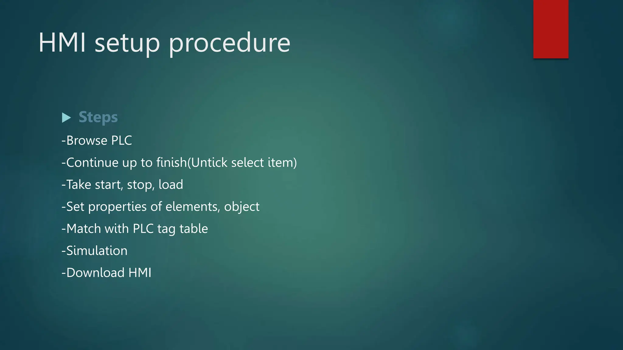 Basic overview of Programmable Logic Controller(PLC),HMI,SCADA | PPTX