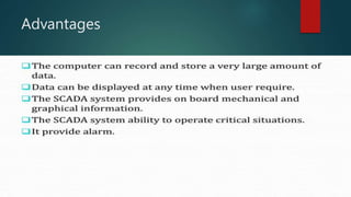 Basic overview of Programmable Logic Controller(PLC),HMI,SCADA | PPTX