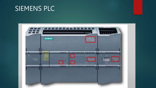 Basic overview of Programmable Logic Controller(PLC),HMI,SCADA | PPTX