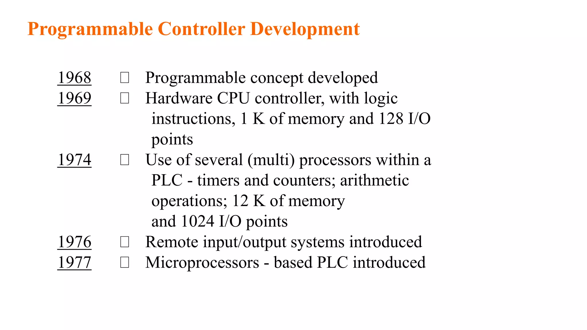 Programmable Logic Controller (plc) | PPTX