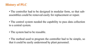 Programmable Logic Controller (plc) | PPTX