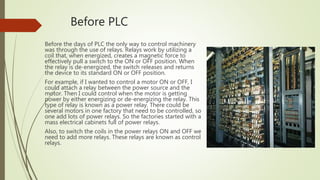 Programmable logic controller (plc) | PPTX