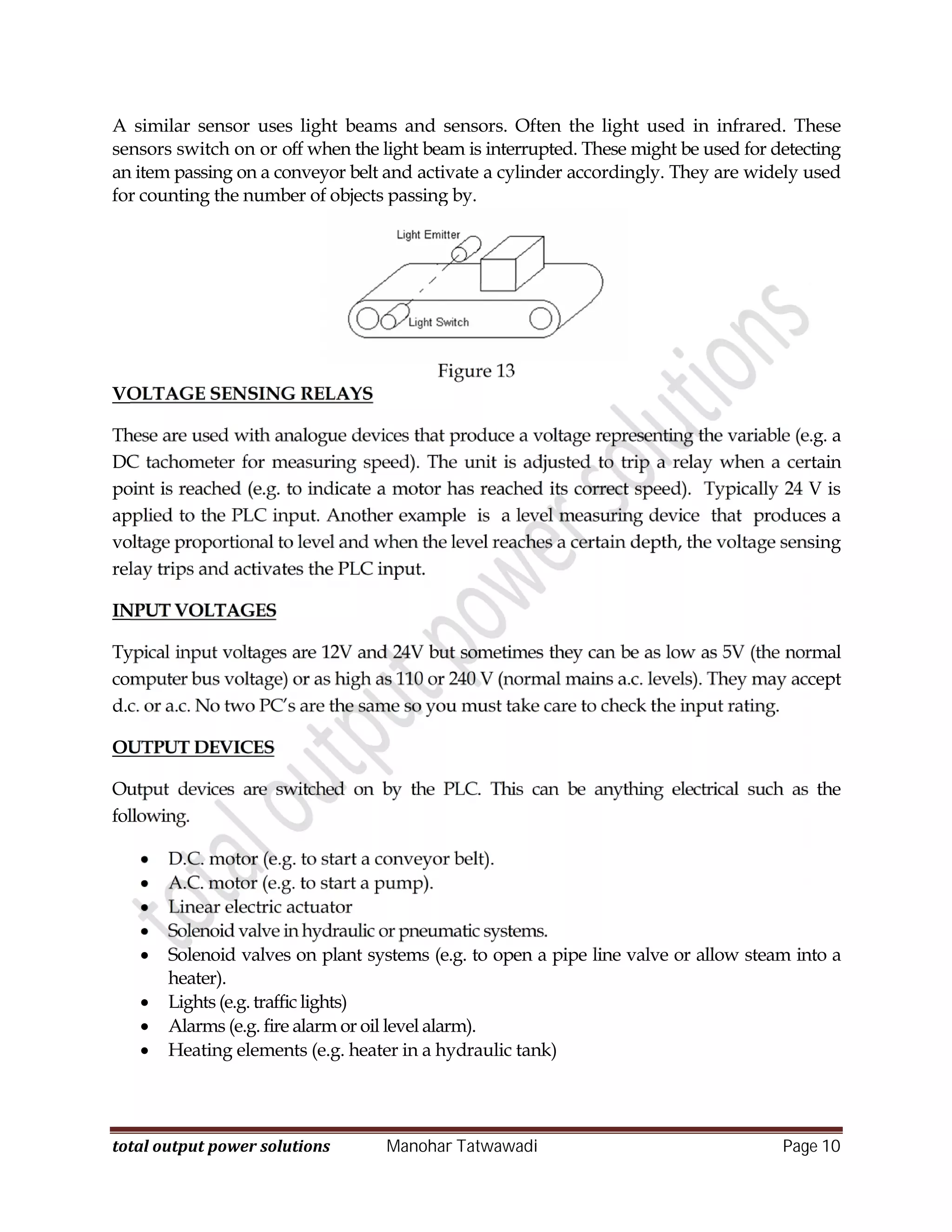 Programmable logic controllers and associated equipment used in TPS | PDF