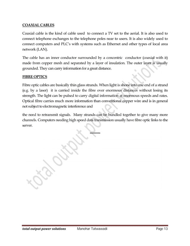 Programmable logic controllers and associated equipment used in TPS | PDF