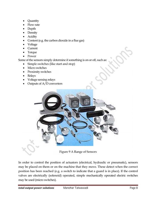 Programmable logic controllers and associated equipment used in TPS ...