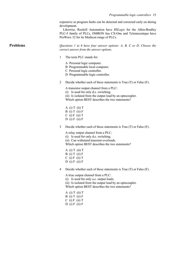 Programmable Logic Controllers 4th Edition (W Bolton).pdf