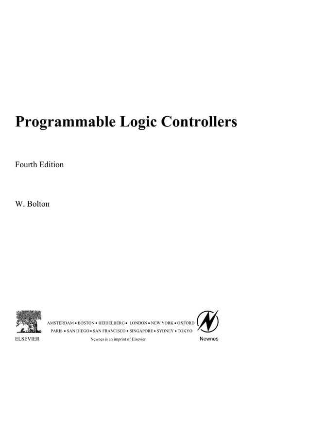Programmable Logic Controllers 4th Edition (W Bolton).pdf