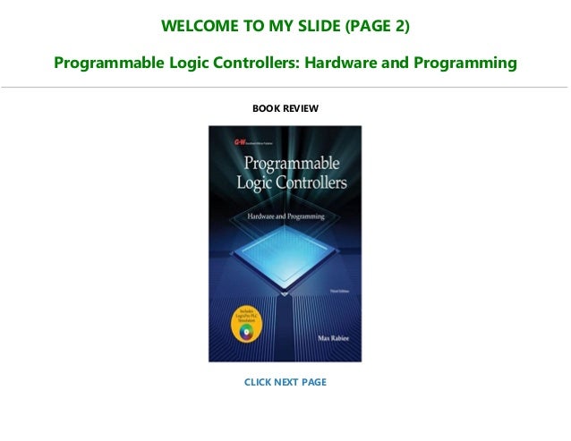 Programmable Logic Controllers Hardware And Programming Ebook