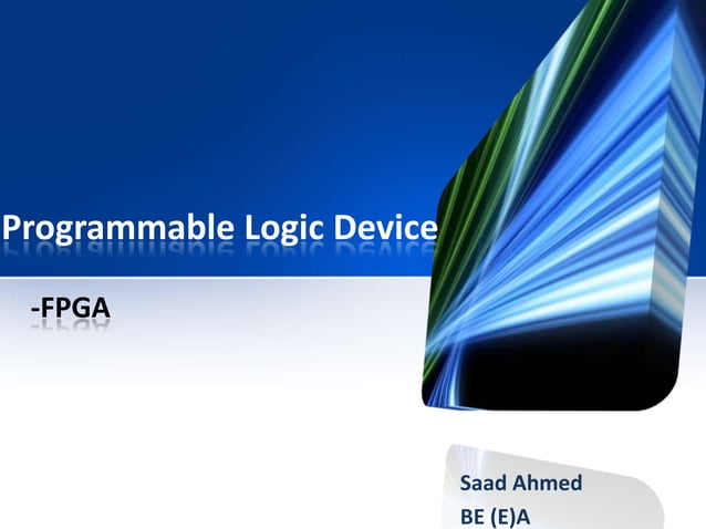 Programmable logic device (PLD) | PPSX